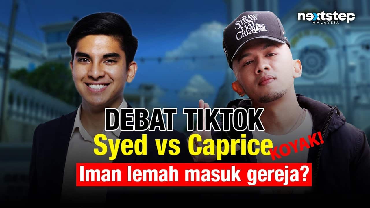 DEBAT TIKTOK! Iman Lemah Masuk Gereja? Syed Saddiq Hentam Caprice Baru Keluar 'Gua'