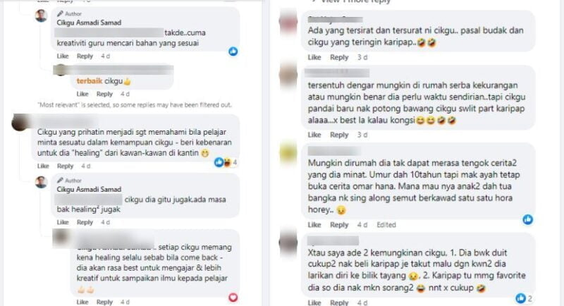 Murid ini tiba-tiba jumpa cikgu mintak nak healing tengok movie di sekolah, cikgu layan je siap ...