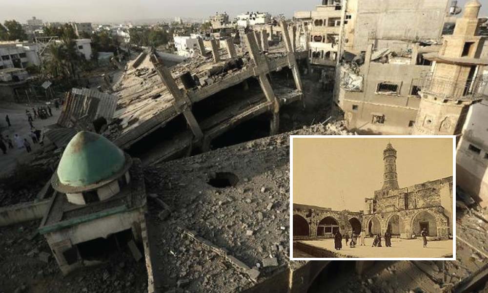 Masjid purba dan ke-3 terbesar di Palestin musnah dibom Israel, ini 18 ...