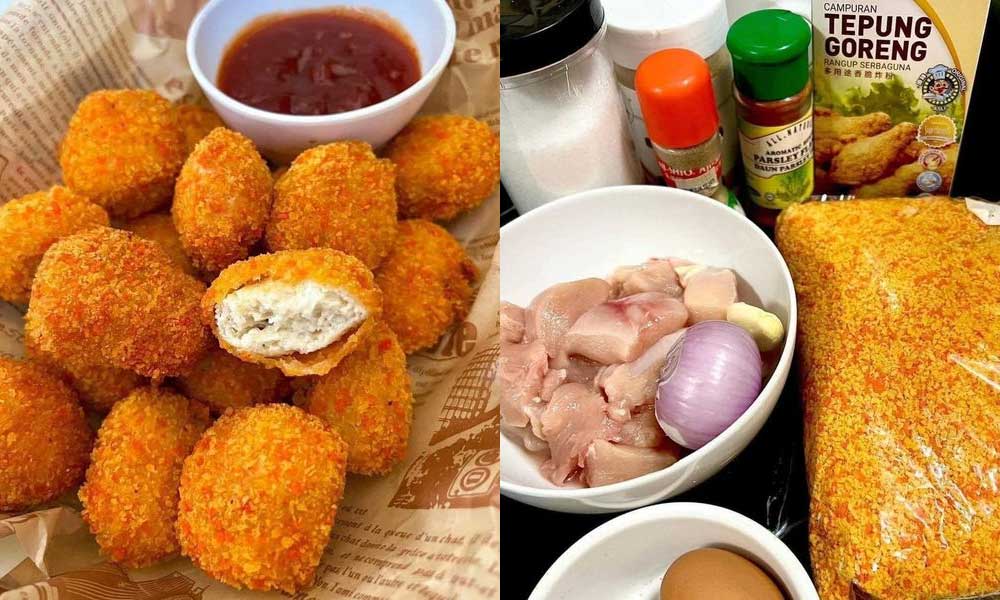 Nak makan selalu takut tak bagus, ini resepi buat sendiri nugget, sihat ...