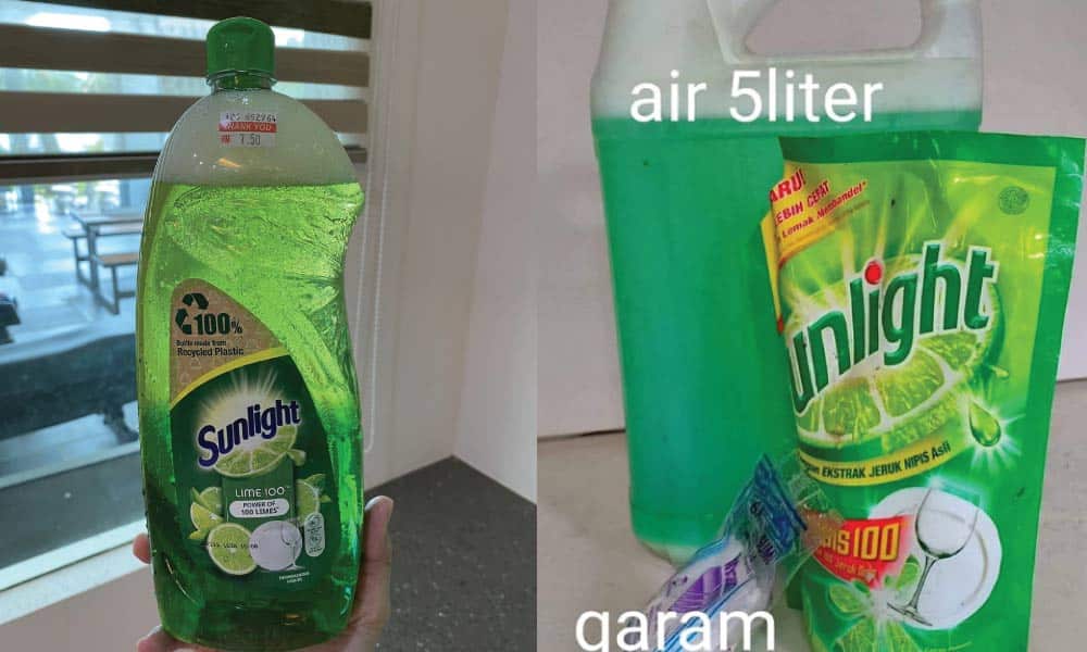 Gandakan sabun cuci pinggan, tahan hingga 5 bulan