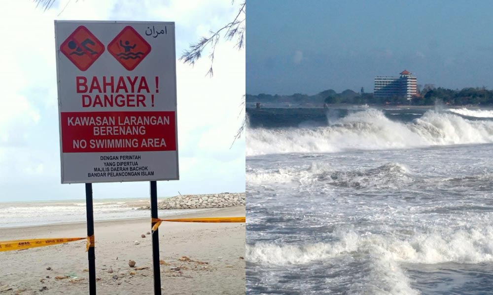 3 sebab dilarang mandi laut pantai timur, no 1 paling bahaya