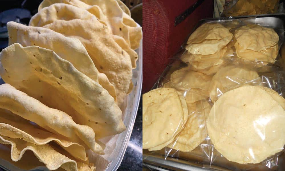 Nipis dan rangup! Rupanya papadom boleh buat sendiri di rumah