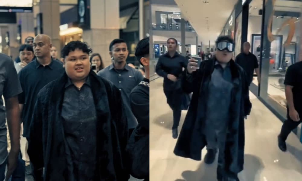 Penampilan 'glamourous' Cik B dikelilingi 10 penjaga curi perhatian netizen