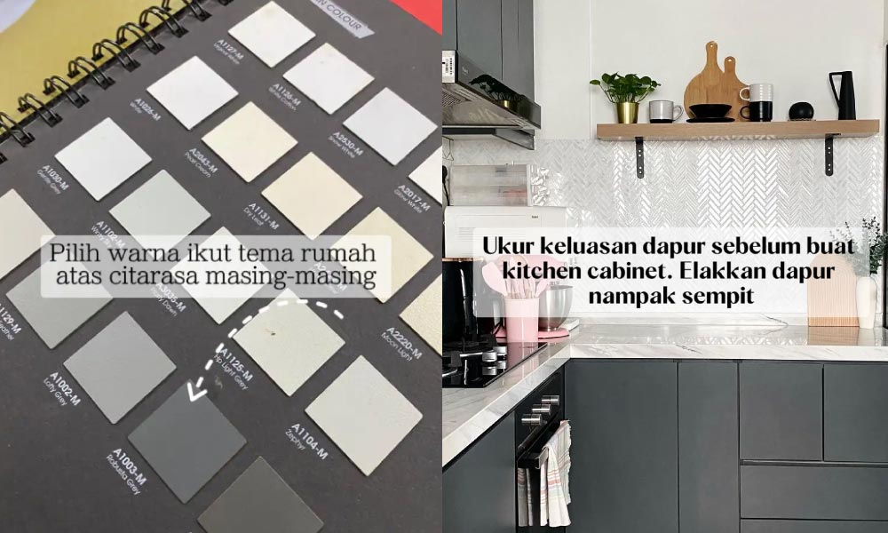 Ambil tahu tips pilih kabinet dapur agar ruang nampak selesa, barulah ...