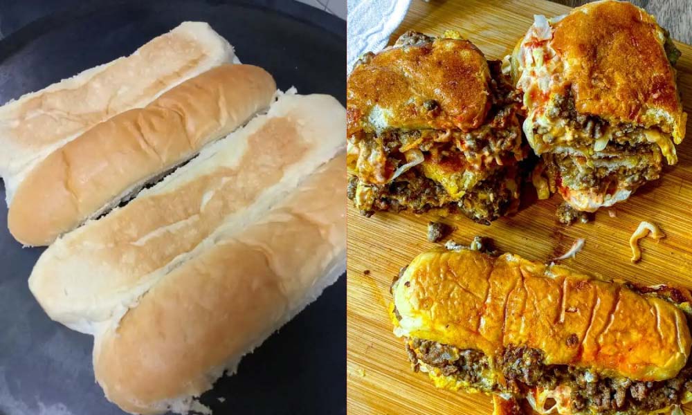DIY sendiri roti john inti selambak di rumah, baru lah puas hati makan!