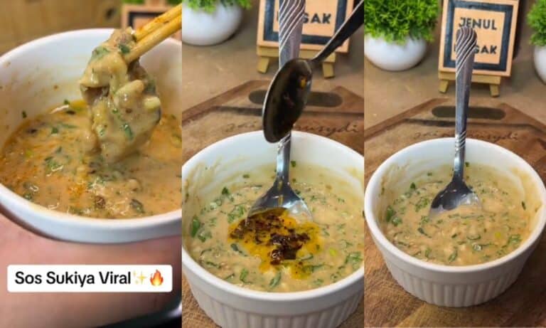 Hanya dengan 7 bahan ini, anda boleh buat sos ala Sukiya di rumah saja ...
